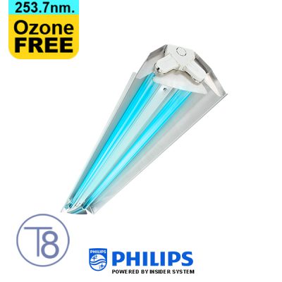 Philips ฟิลิปส์ยูวีซี UV-C Batten 2x36Watt Reflector โคมไฟฆ่าเชื้อโรค ...