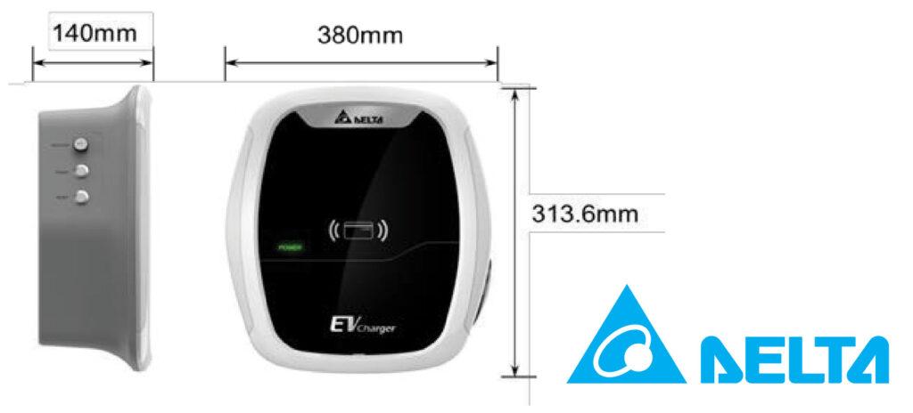 Delta AC Mini Plus EV Charger 3.68kW 1 เฟส - บริษัท อินไซเดอร์ ซิสเต็ม ...