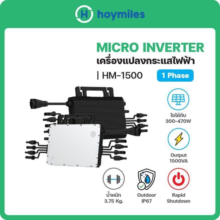 Hoymiles Microinverter Single-Phase รุ่น HMS – 2000 | บริษัท อินไซเดอร์ ซิสเต็ม จำกัด