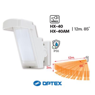 HX-40/40AM เซ็นเซอร์กันขโมย OPTEX (ภายนอกB ZONE) - บริษัท อินไซเดอร์ ...