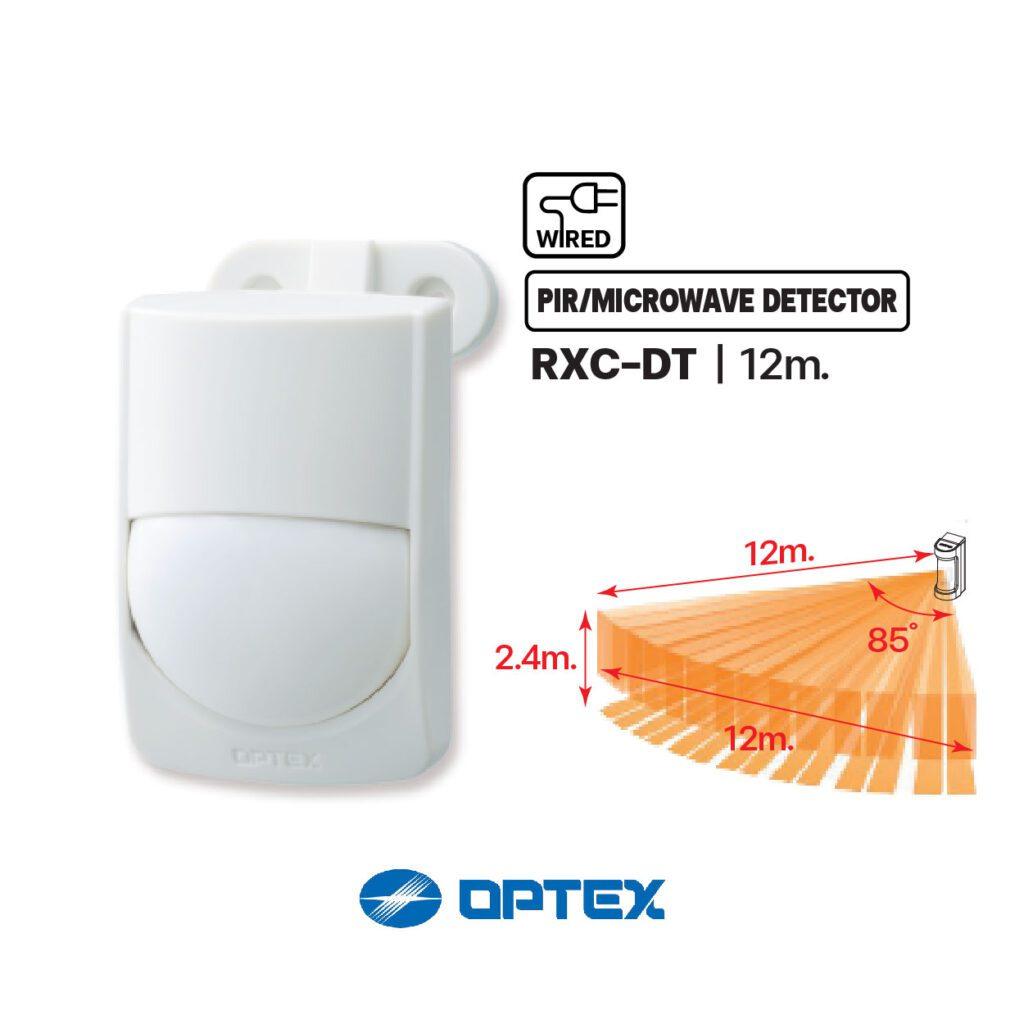RXC-DT เซ็นเซอร์กันขโมย OPTEX (ภายในC ZONE) - บริษัท อินไซเดอร์ ซิสเต็ม ...