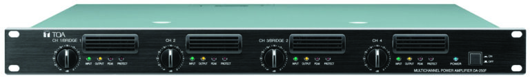 DA-250F/250FH TOA เครื่องขยายเสียง 4-Channel Power Amplifier - บริษัท ...